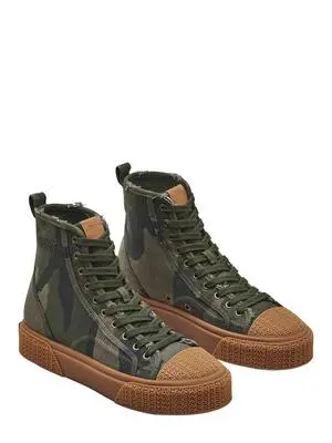 Marc Jacobs The Camo Jacquard High Top Sneaker Camo Multi