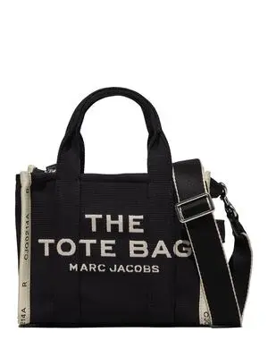 Marc Jacobs The Jacquard Small Tote Bag In Black