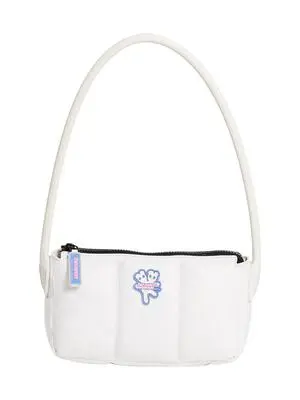 Marc Jacobs Marc Jacobs Puffy Nylon Shoulder Bag With Rubber Handle Cloud White