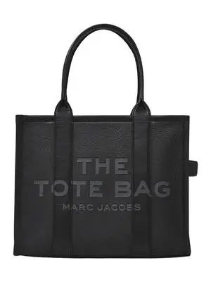 Marc Jacobs The Leather Large Tote Bag In Black