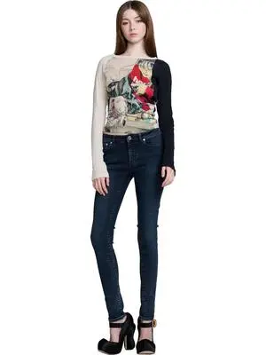 Marc Jacobs Stacked Skinny Jeans In Size - Indigo