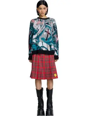 Marc Jacobs Multicolor Graphic Print Crewneck Sweater - Multi