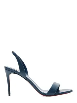 CHRISTIAN LOUBOUTIN O Marylin Slingback Sandals - Navy
