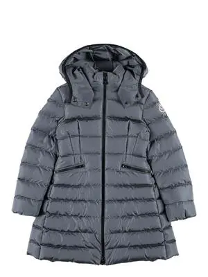 Moncler Mini Charpal Puffer Jacket With Detachable Hood - Grigio
