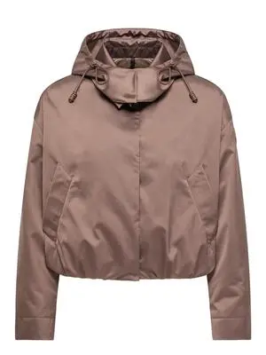 Moncler Chevreuil Duchesse Short Down Jacket - Brown