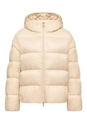 Moncler MONCLER COLLECTION Feligule Hooded Short Down Jacket Beige