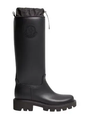 Moncler Kickstream High Rain Boots - Black