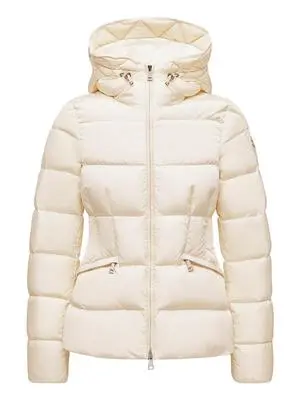 Moncler Avoce Hooded Short Down Jacket - White