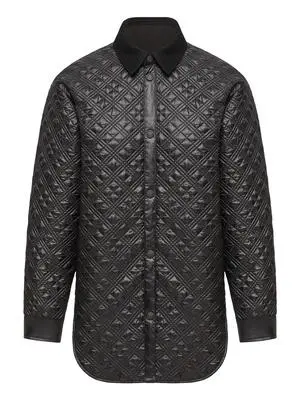 MONCLER Corduroy-Trimmed Padded Shirt Jacket
