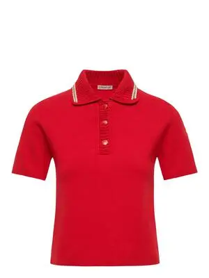 MONCLER MONCLER COLLECTION Cotton Knit Polo Shirt