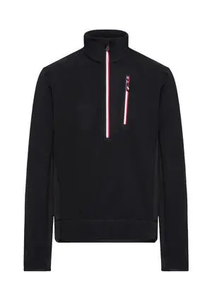 Moncler Half-zip Turtleneck - Black