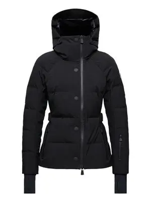 Moncler Guyane Hooded Insulated Ski Jacket - Black