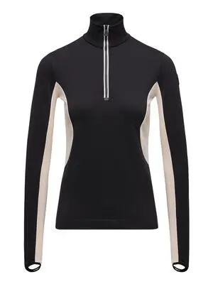 Moncler Polartec® Half-zip Technical Base Layer - Black