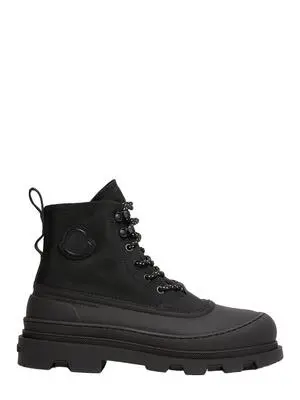 Moncler Vera Sheal Lace-up Boots - Black