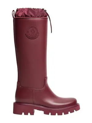 Moncler MONCLER COLLECTION Kickstream High Rain Boots Red
