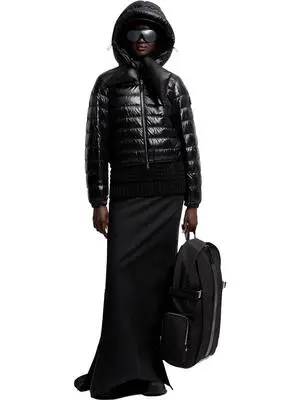 MONCLER X EDWARD ENNINFUL Knut Short Down Jacket - Black