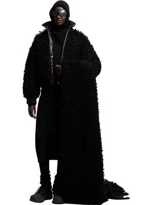 MONCLER X EDWARD ENNINFUL Moncler X Edward Enninful Wool Blend Zip-Up Cardigan