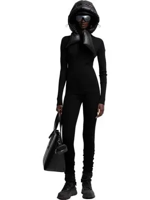 MONCLER X EDWARD ENNINFUL Ribbed Wool Turtleneck Sweater - Black