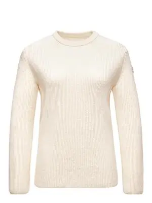 MONCLER + JIL SANDER Wool Sweater - White