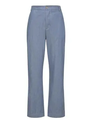Moncler Straight Leg Jeans - Blue