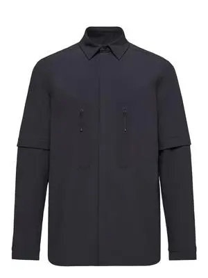 Moncler Logo 2-in1 Shirt Jacket - Black