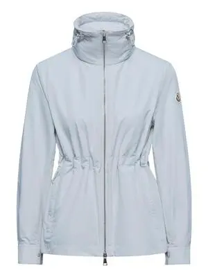 Moncler Enette Hooded Short Parka - Blue