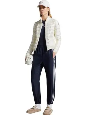 Moncler Lans Short Down Jacket White