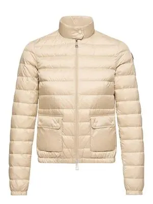 Moncler Lans Packable Short Down Jacket - Beige
