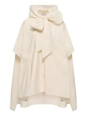 Moncler Lightweight Taffeta Cape - White