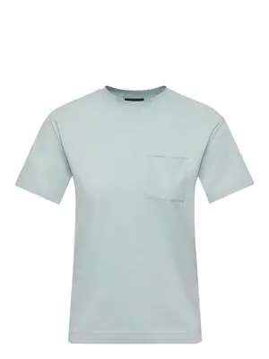 Moncler MONCLER COLLECTION Cotton Jersey T-Shirt With Pleated Pocket Green