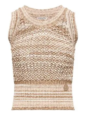 MONCLER Striped Tank Top