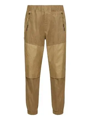 Moncler Linen Jogging Pants - Brown