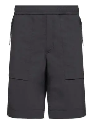 Moncler MONCLER GRENOBLE Technical Froissé Shorts Black