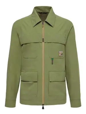 Moncler Taffeta Shirt Jacket - Green