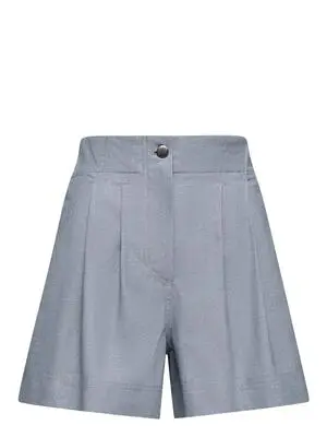 Moncler Chambray Shorts - Blue