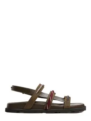 Moncler Vera Isla Nappa Leather Sandals - Green