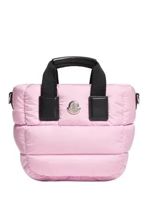 Moncler Micro Caradoc Quilted Nylon Tote Bag - Pink