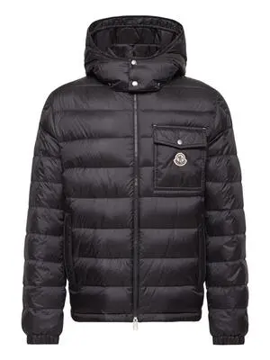 Moncler Verith Hooded Short Down Jacket - Blue