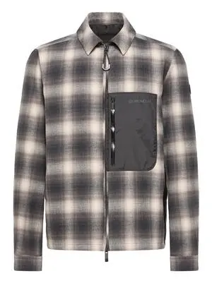 Moncler Cornisello Cotton Down Shirt Jacket Multicolor