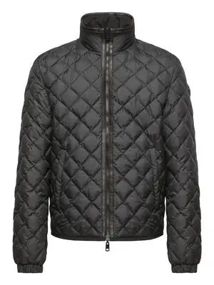 Moncler Delviane Reversible Diamond-quilted Down Jacket - Black