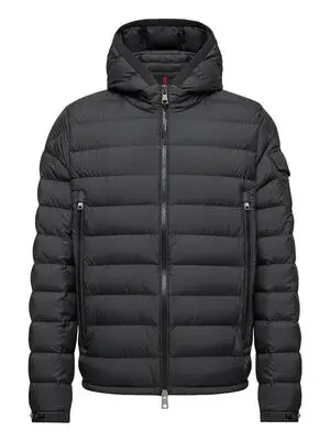 Moncler Galion Hooded Short Down Jacket - Black