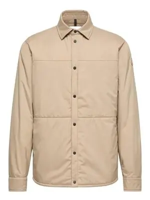 Moncler Revoline Down Shirt Jacket - Beige