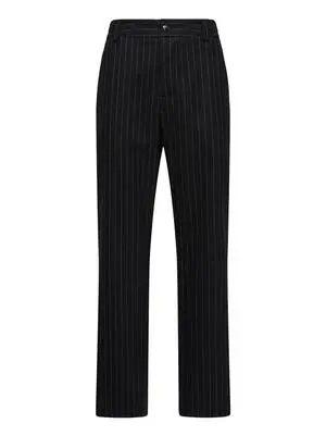Moncler Tailored Pinstripe Pants - Blue