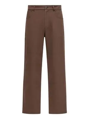 Moncler Canvas Cargo Pants - Brown