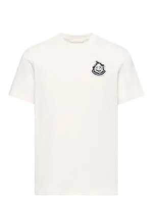 Moncler Logo Cotton T-Shirt White