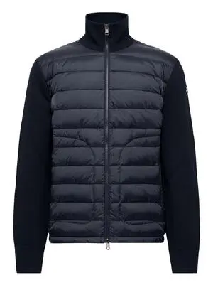 Moncler Padded Zip-up Cardigan - Blue