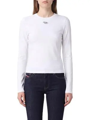 DIESEL® Long Sleeve Crewneck T-shirt - White