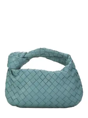 Bottega Veneta Blue Intrecciato Jodie Mini Blue