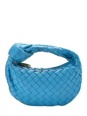 Bottega Veneta Jodie Woven Leather Bag - Blue