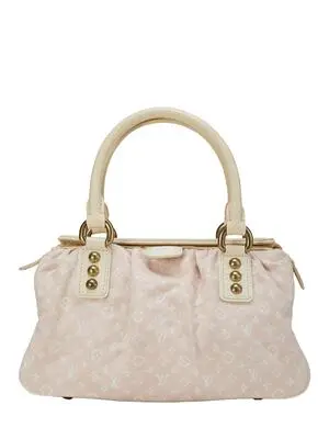 LOUIS VUITTON Monogram Mini Lin Trapeze Bag - Pink